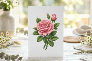 Pink Rose Blossom Botanical PNG Graphic by ArtbyCrystalJennings ...