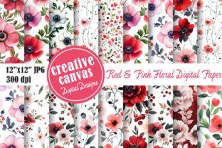 Romantic Seamless Flower Patterns Graphic by Creative Canvas · Creative ...