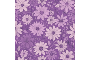 24 Mauve & Violet Floral Backgrounds Graphic by mounbox · Creative Fabrica
