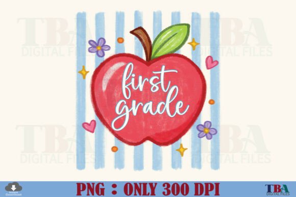 First 1st Grade Teacher Back to School Graphic by TBA Digital Files ...