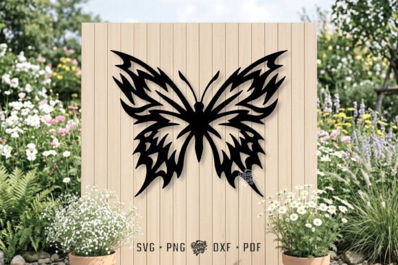 Butterfly SVG, DXF, PNG, Laser Cut File · Creative Fabrica