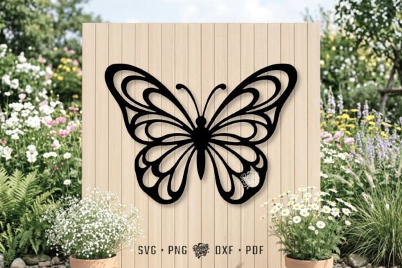 Butterfly SVG, DXF, PNG, Laser Cut File · Creative Fabrica