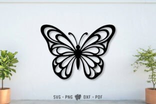 Butterfly SVG, DXF, PNG, Laser Cut File · Creative Fabrica