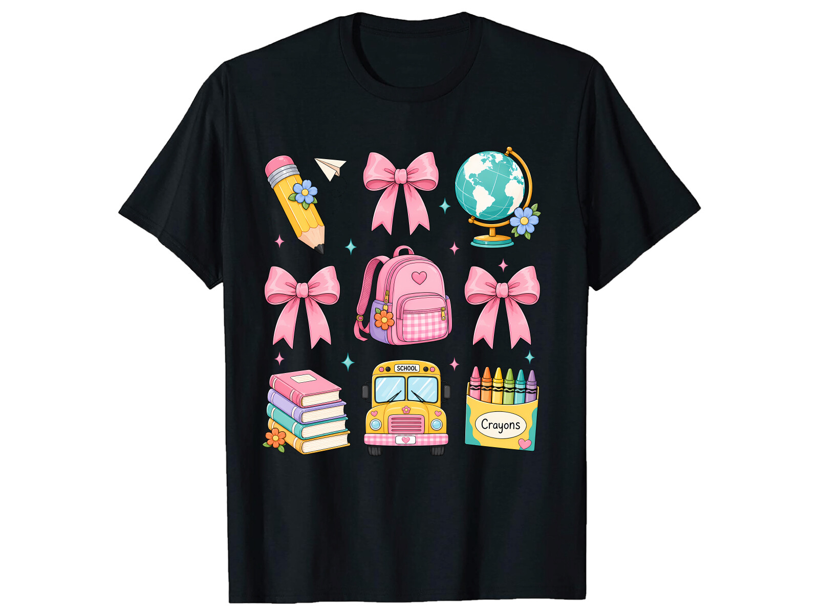 Cute Coquette Back to School T-Shirt Graphic by N Creation · Creative ...