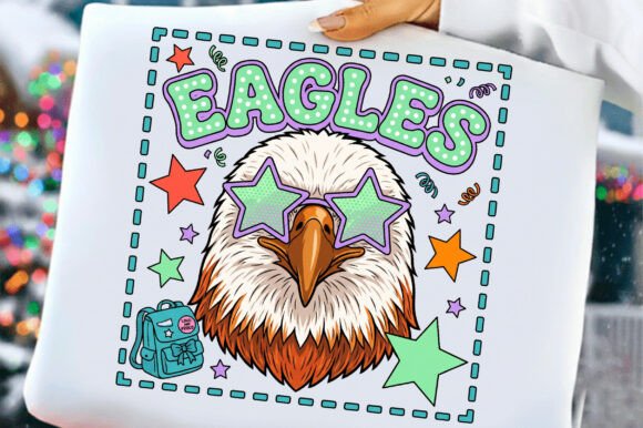 Eagles Mascot School Spirit PNG Graphic by Strawberry Art · Creative ...