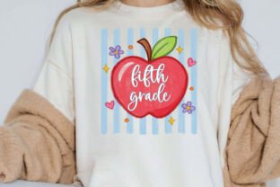 Fifth Grade Teacher Apple Back to School Gráfico por TBA Digital Files ...