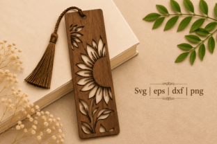 Floral Bookmark Laser Cut SVG · Creative Fabrica