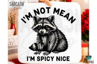 Funny Raccoon Png, Spicy Raccoon Png Graphic by Sarcasm Studio ...