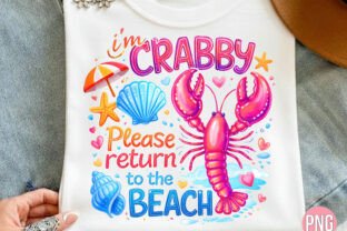 Im Crabby Return to Beach Lobster PNG Graphic by SAVA STORE · Creative ...