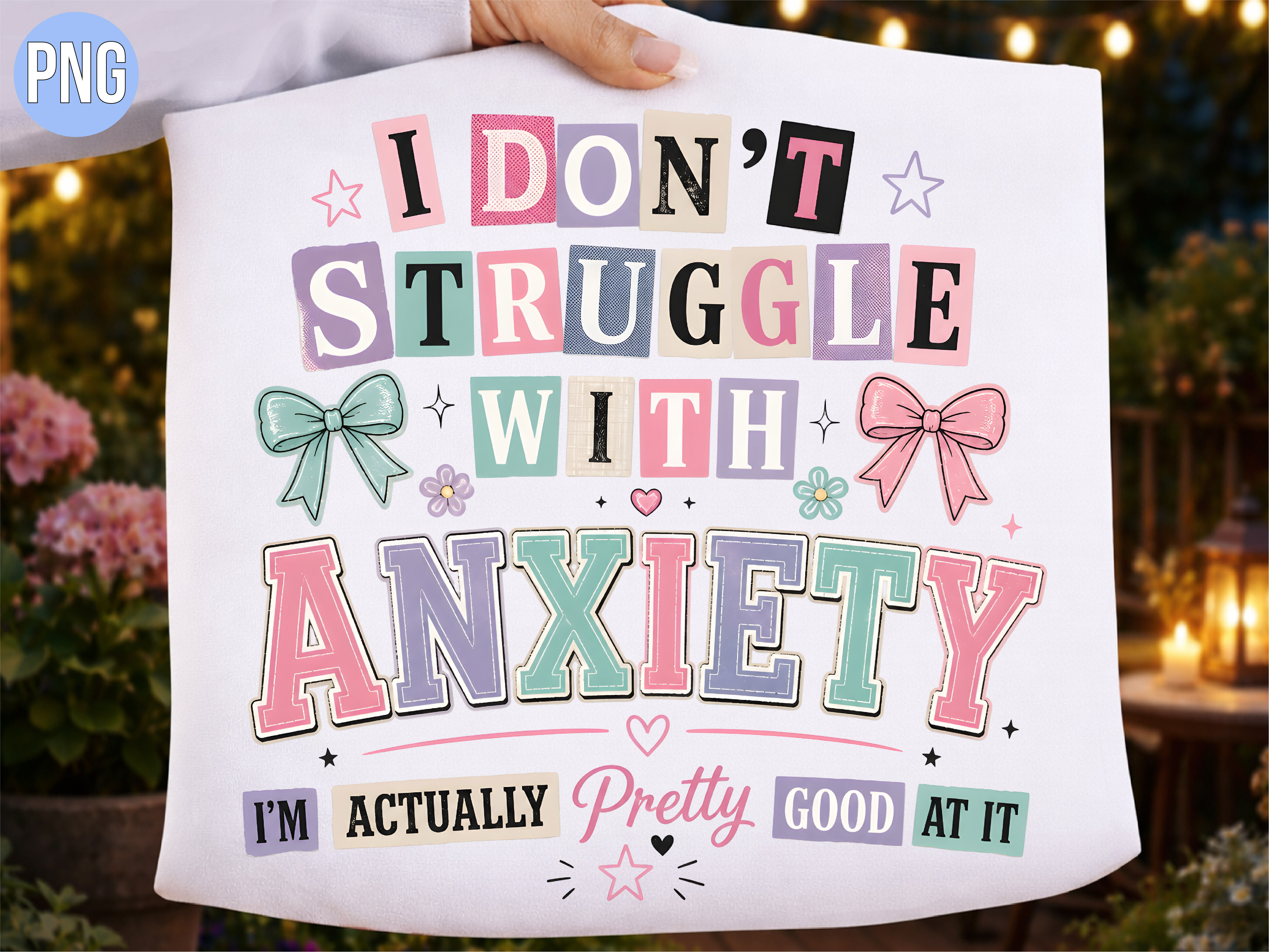 Mental Health Awareness Anxiety Note PNG Graphic by Digital Duck ...