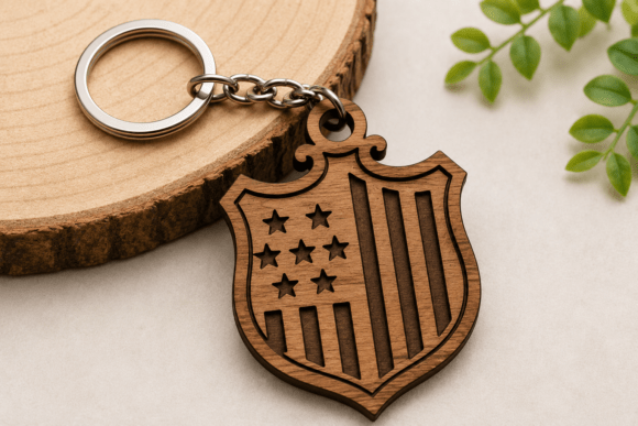 Patriotic Earrings SVG Laser Cut File · Creative Fabrica