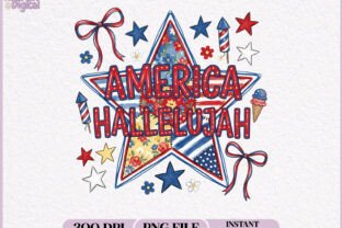 Preppy Coquette America Hallelujah PNG Graphic by Art Leaf Digital ...