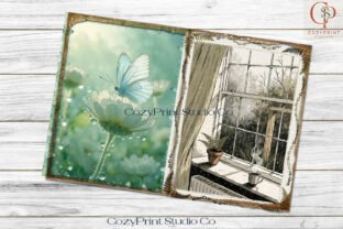 Rainy Day Soft Reverie Junk Journal Page Graphic by CozyPrint Studio Co ...