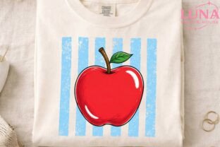 Red Apple Teacher PNG Clipart Design Graphic by LunaDesignHouse ...