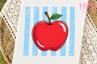 Red Apple Teacher PNG Clipart Design Graphic by LunaDesignHouse ...