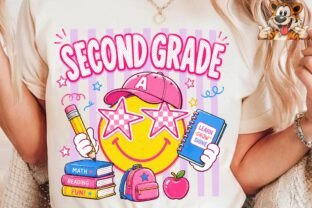 Second Grade Smiley Face School PNG Graphic by TigerDesigns · Creative ...