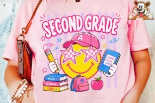 Second Grade Smiley Face School PNG Graphic by TigerDesigns · Creative ...