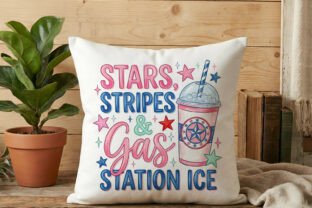 Stars Stripes and Gas Station Ice PNG Graphic by Creative Community ...