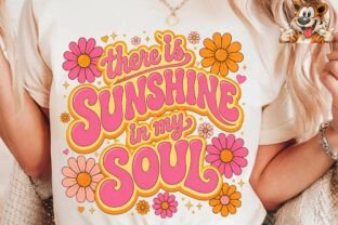 Sunshine in My Soul Retro PNG Clipart Graphic by TigerDesigns ...