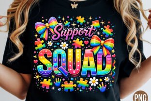 Support Squad Autism Awareness PNG Graphic by ProCUT · Creative Fabrica