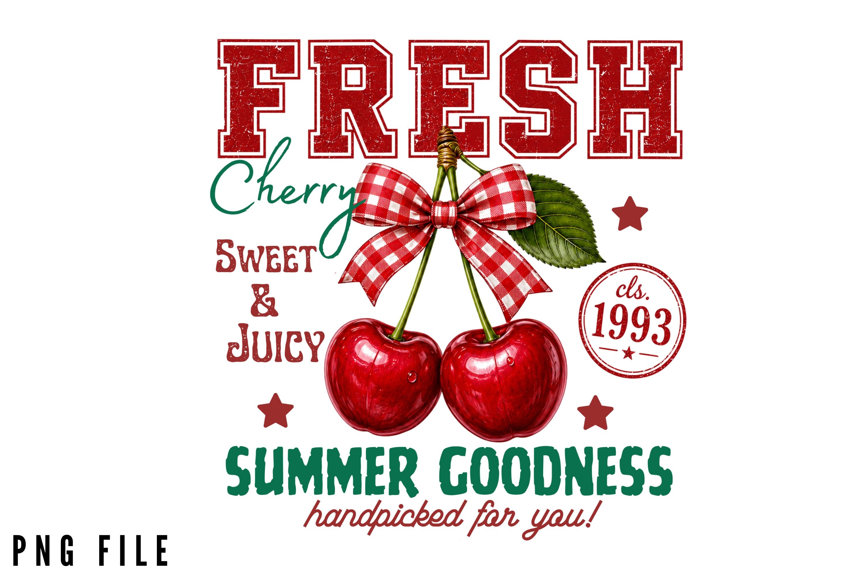 Vintage Summer Fruit Quotes PNG Graphic by Cute Cat · Creative Fabrica