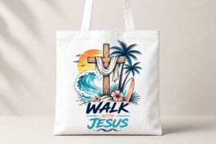 Walk with Jesus Faith Quote PNG Graphic by Elvixa Studio · Creative Fabrica