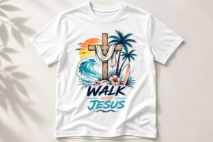 Walk with Jesus Faith Quote PNG Graphic by Elvixa Studio · Creative Fabrica