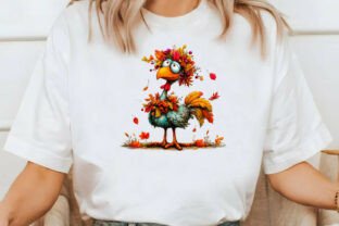 Whimsical Autumn Chicken Clipart Graphic by Designworld · Creative Fabrica