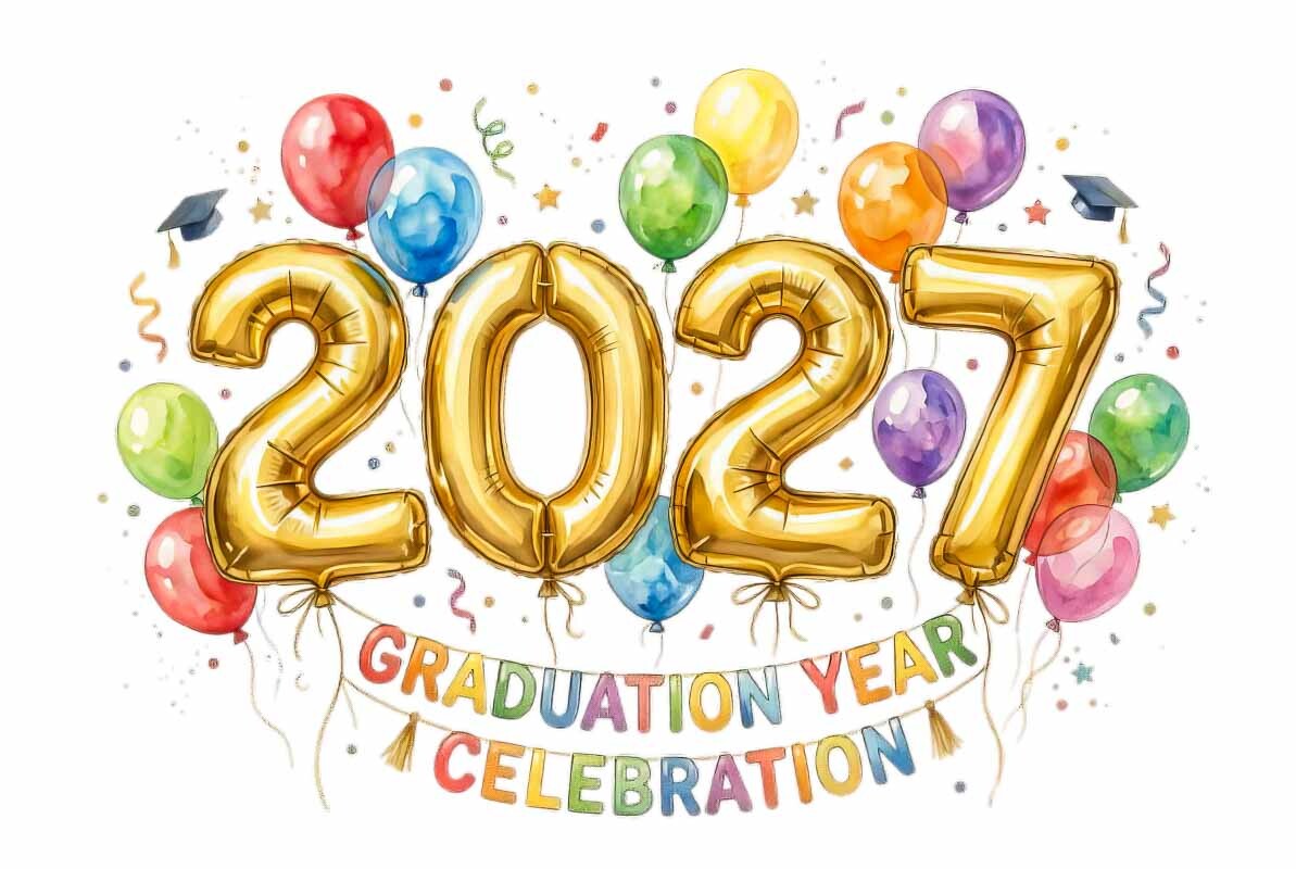 Graduation Year 2027 Celebration Graphic by VetalStock · Creative Fabrica