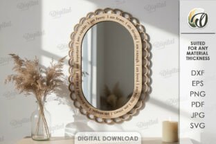 Affirmation Mirrors Bundle Laser Cut · Creative Fabrica