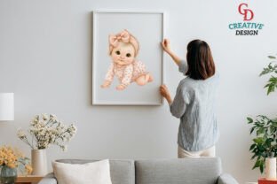 Baby Girl Clipart PNG Bundle Graphic by Creative Design · Creative Fabrica