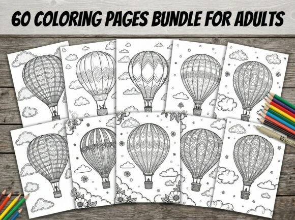Mountain Landscape Coloring Pages Graphic by Lasercut_pro · Creative ...