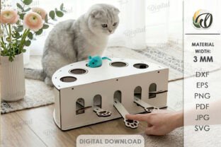 Cat Toy Boxes Bundle Laser Cut · Creative Fabrica