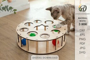 Cat Toy Boxes Bundle Laser Cut · Creative Fabrica