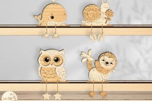 Cute Hanging Animal SVG Bundle · Creative Fabrica