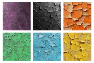 Grunge Cracked Paint Texture Bundle Graphic by Creative Canvas ...