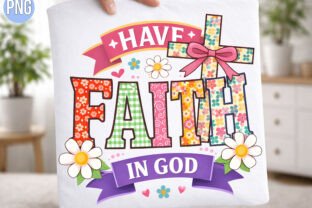 Have Faith in God Christian Cross PNG Graphic by MOON Studio · Creative ...