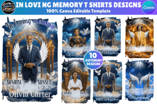 In Loving Memory Shirt Designs Template Graphic by Canva Magic ...