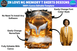 In Loving Memory Shirt Designs Template Graphic by Canva Magic ...