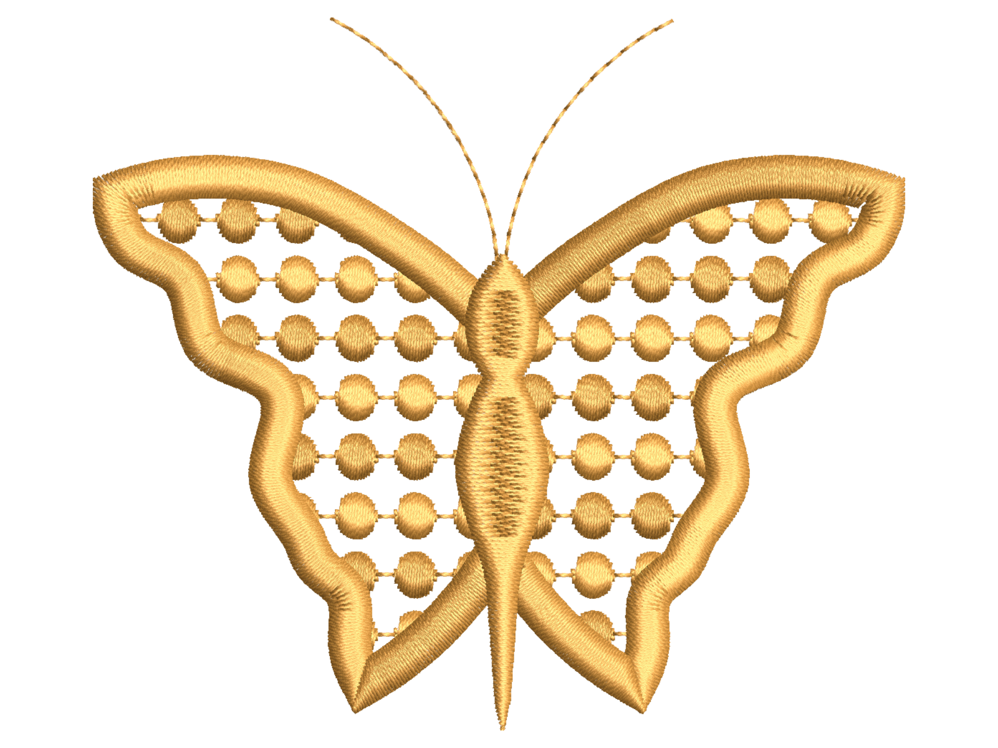 Lace Style Butterfly Embroidery · Creative Fabrica