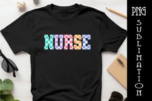 Neon Checkered Nurse Png Graphic by Digital Creative Art · Creative Fabrica