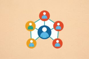Network Nodes Linked to Central Hub Graphic by designcrafts · Creative ...