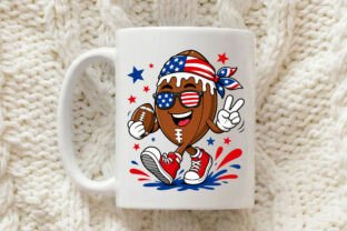 Patriotic Football Cartoon PNG Graphic by SR Design · Creative Fabrica