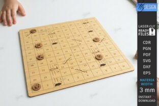 Snakes and Ladders Game Board Laser Set · Creative Fabrica