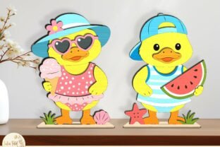 Summer Duck Laser Cut File SVG Bundle · Creative Fabrica