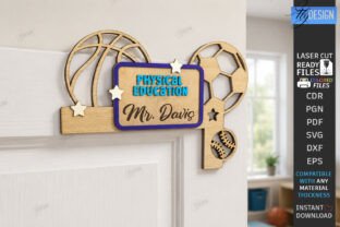 Teacher Door Corner Laser Cut | School · Creative Fabrica