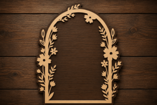Botanical Arch Frame Laser Cut SVG File · Creative Fabrica