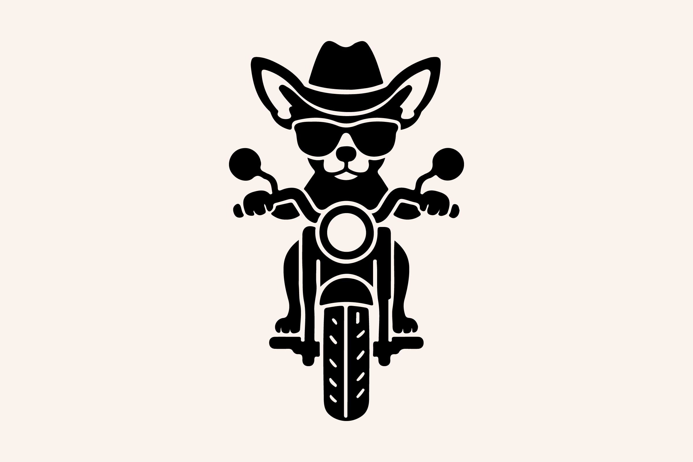 Chihuahua Dog Riding Motorbike SVG PNG Graphic by Retro svg shirt ...