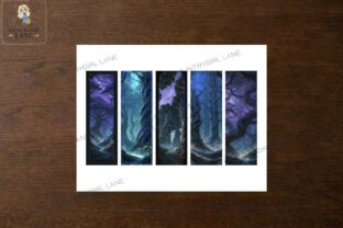 Fantasy Starry Forest Bookmark Graphic by Countrygirl Lane · Creative ...