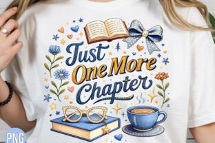 Just One More Chapter Coffee Book PNG Graphic by SAVA STORE · Creative ...